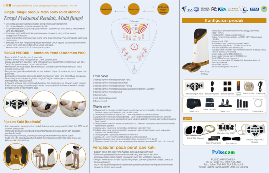 Alat Terapi Kesehatan PULSECAM - Keyshine Global